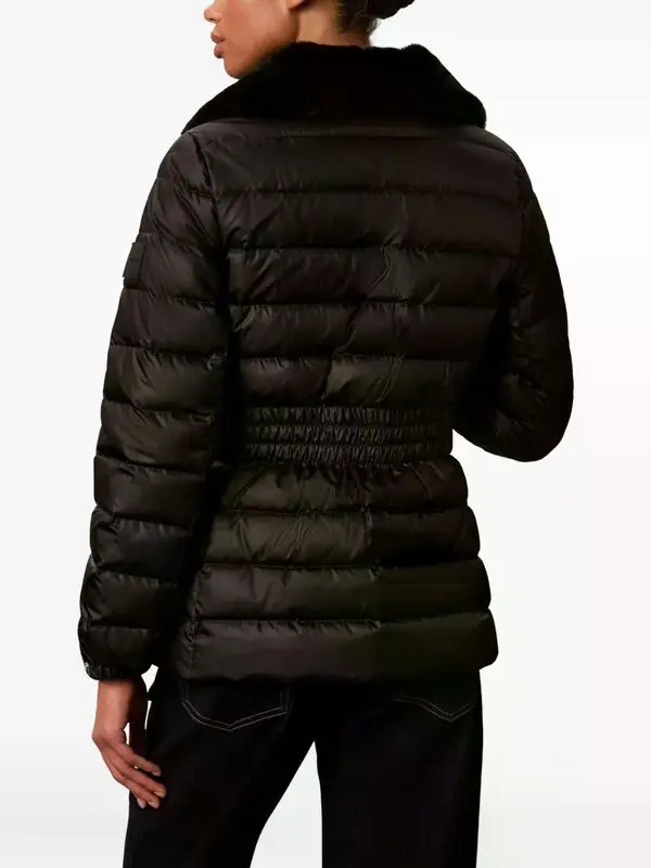 Calvin Klein Faux-fur-trim Quilted Jacket