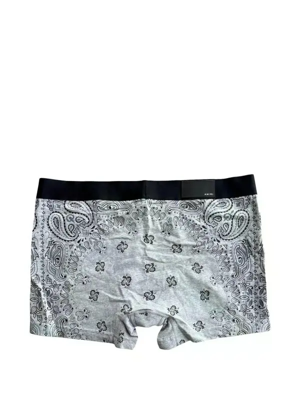 Amiri Bandana-print Boxers - Grey