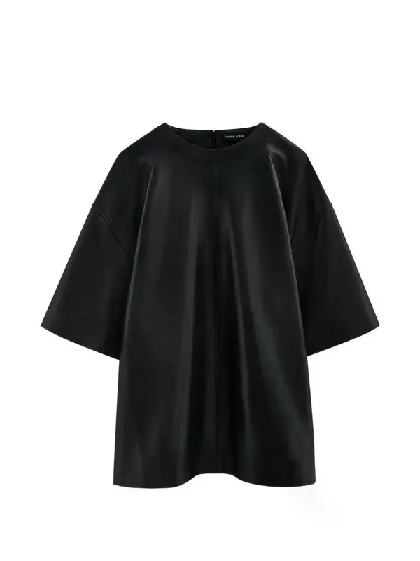 ANINE BING Zeina Top Recycled Leather