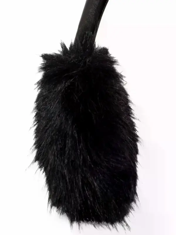 Balenciaga Logo-print Leather Earmuffs
