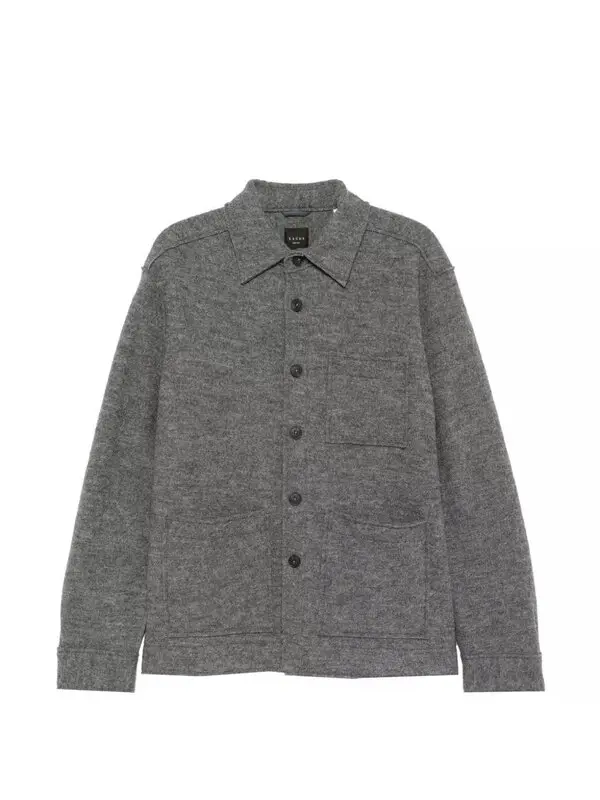 XACUS Virgin Wool Jersey Shirt Jacket