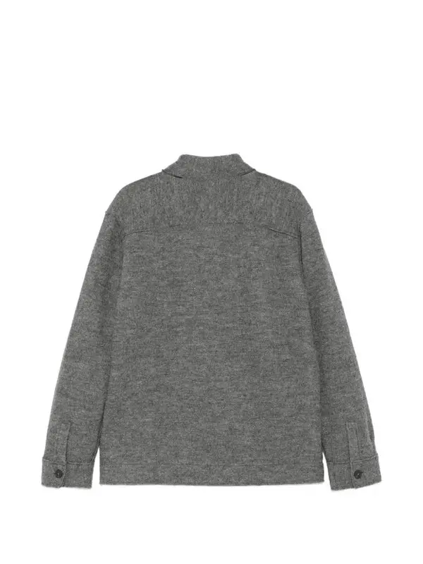 XACUS Virgin Wool Jersey Shirt Jacket