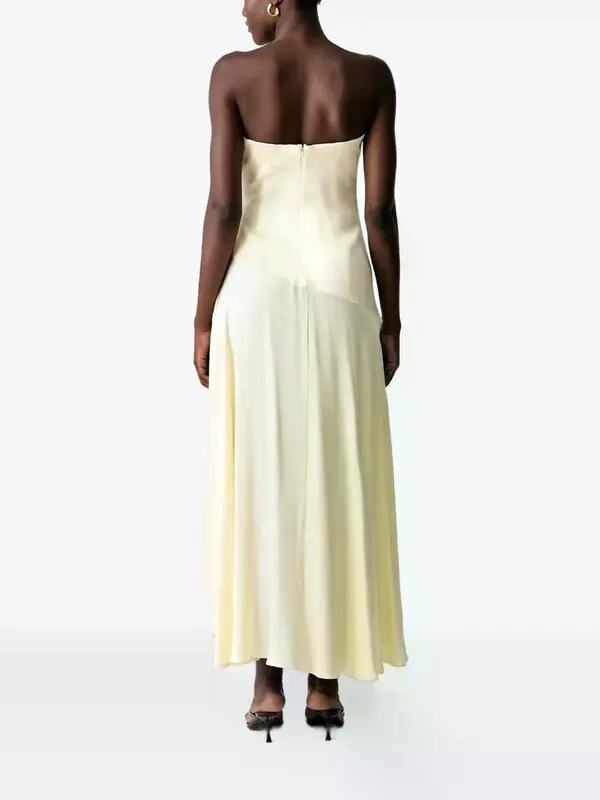 Bardot Lorenza Strapless Ruffled Midi Dress
