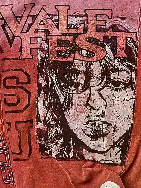 VALE FOREVER Hot Mess Graphic-print T-shirt - Red