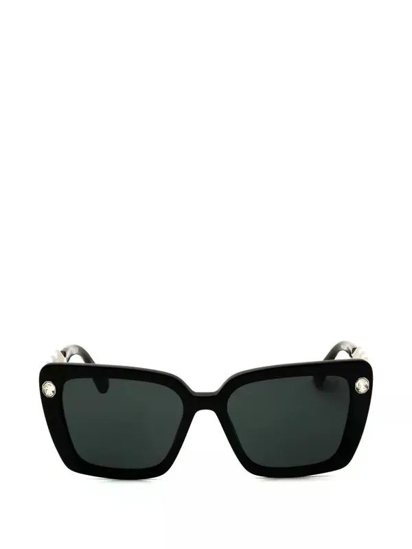 SWAROVSKI Crystal-embellished Square-frame Sunglasses - Black