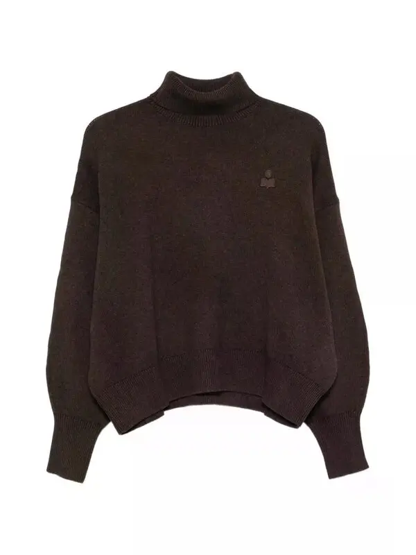 MARANT ETOILE Logo-patch Roll-neck Sweater