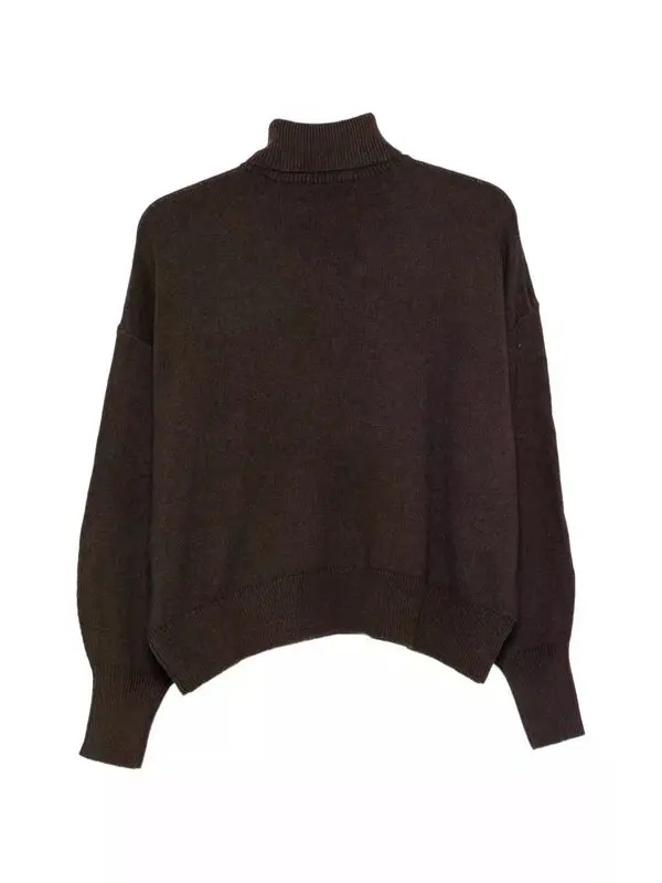 MARANT ETOILE Logo-patch Roll-neck Sweater