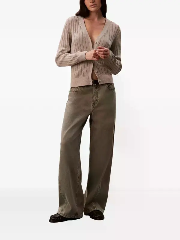 Calvin Klein Ribbed-knit Cardigan