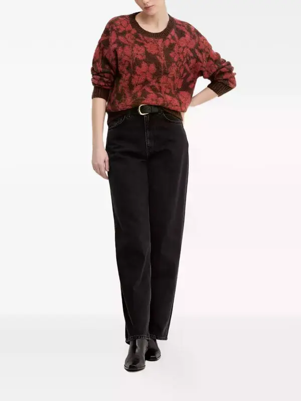 BENETTON Floral-intarsia Sweater