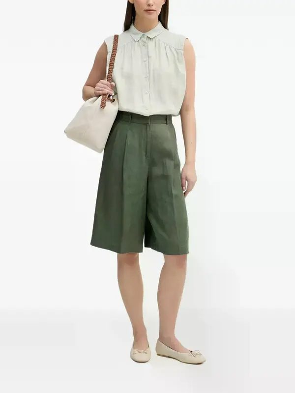 BENETTON Pleated Wide-leg Shorts