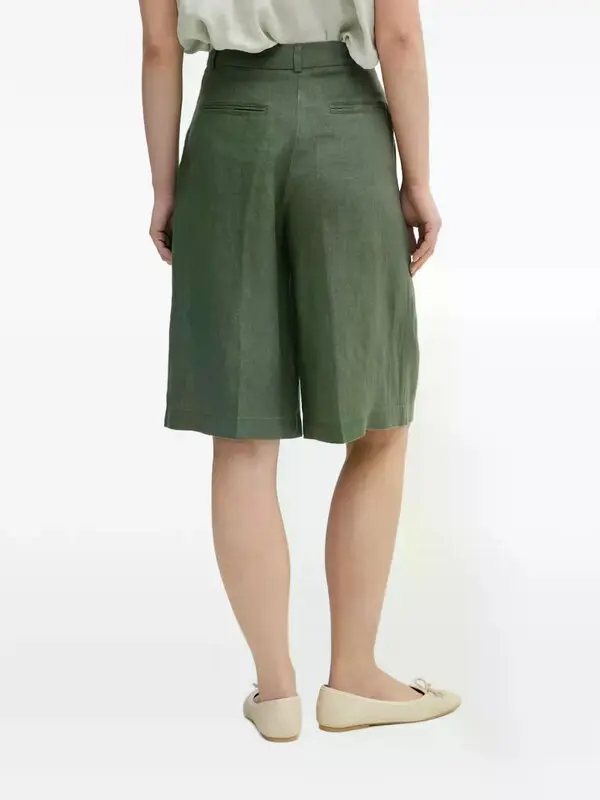 BENETTON Pleated Wide-leg Shorts