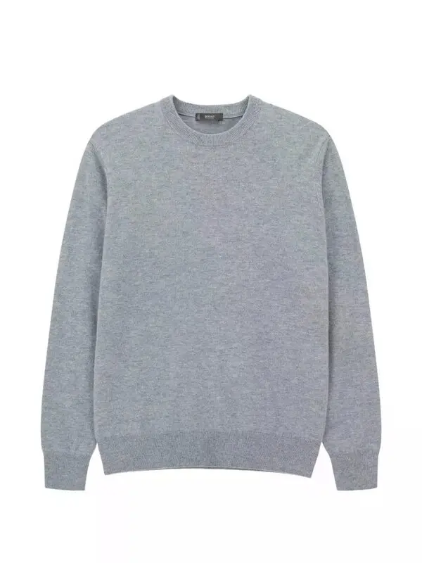 Boggi Milano Crew-neck Jumper In Wool And Cashmere