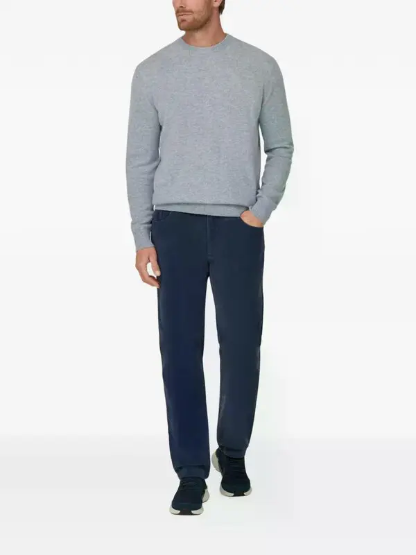 Boggi Milano Crew-neck Jumper In Wool And Cashmere