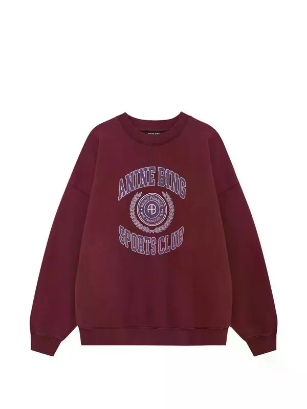ANINE BING Miles Sweatshirt Collegiate Burgundy