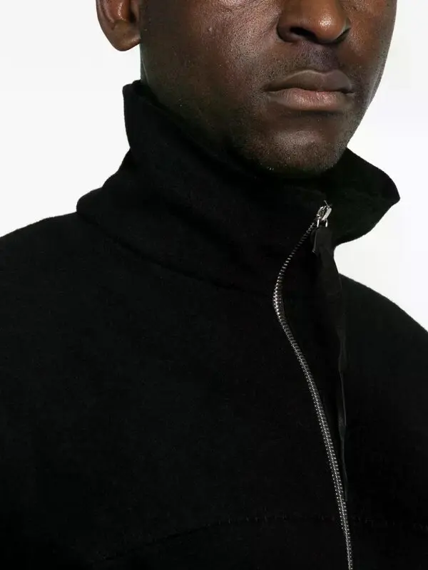MA+ Zip-up High-neck Sweater