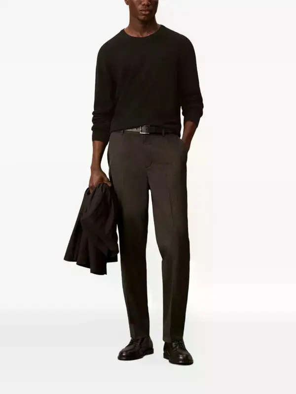 Calvin Klein Pressed-crease Tailored Trousers