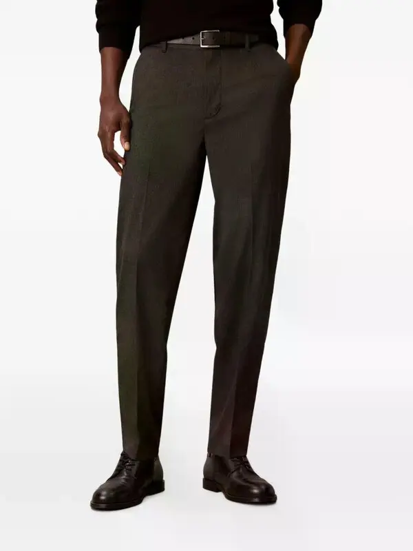Calvin Klein Pressed-crease Tailored Trousers