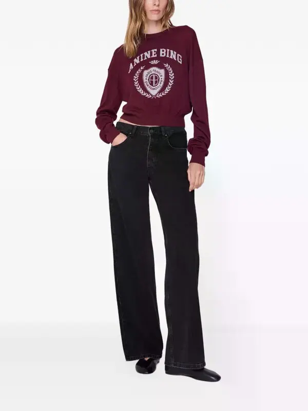 ANINE BING Mia Sweater Burgundy