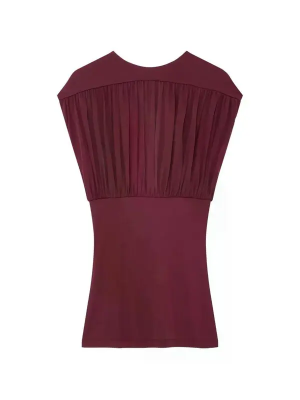 ANINE BING Fran Top Burgundy