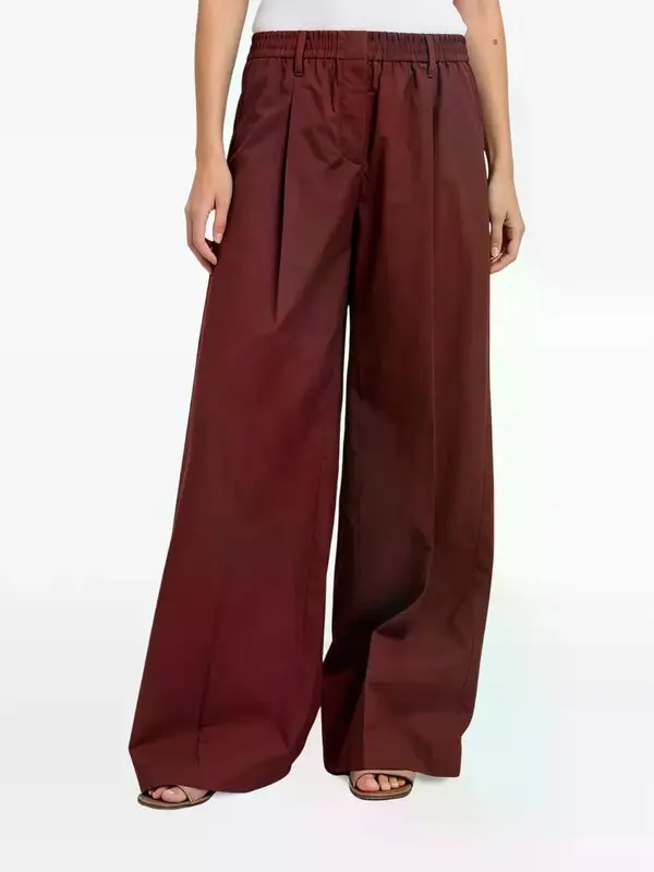 Brunello Cucinelli Pleated Wide-leg Trousers