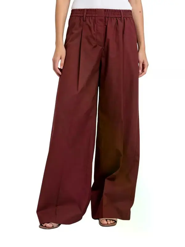 Brunello Cucinelli Pleated Wide-leg Trousers