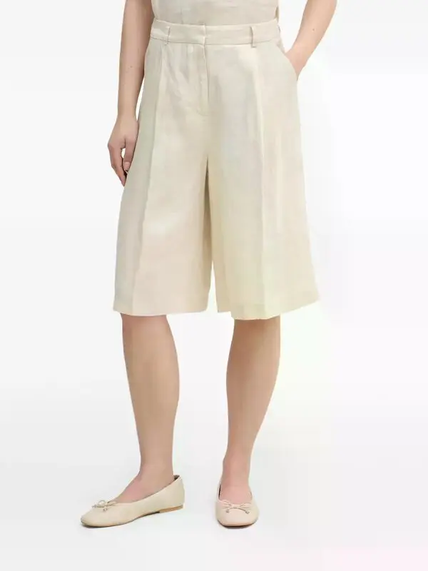 BENETTON Pleated Wide-leg Shorts