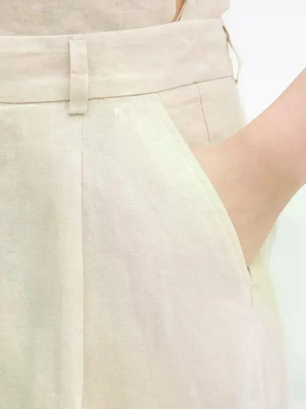 BENETTON Pleated Wide-leg Shorts