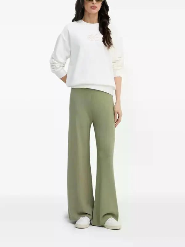 BENETTON Fine-knit Flared Trousers