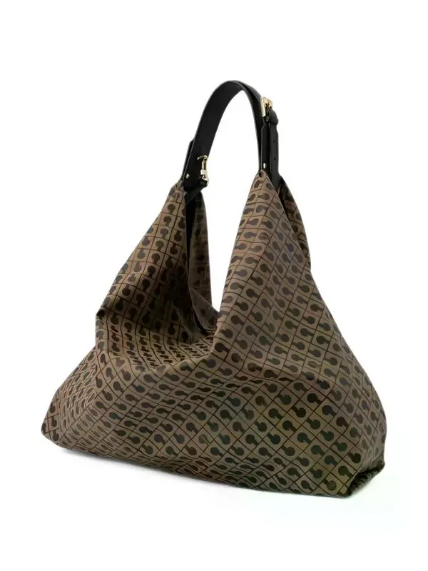 GHERARDINI Large Amazzonia Monogram-print Hobo Bag