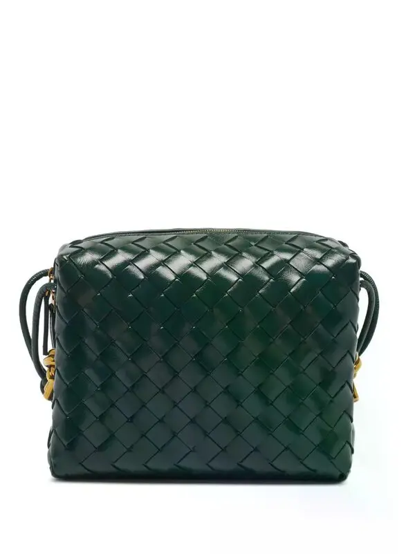 Bottega Veneta Intrecciato Loop Camera Bag - Green