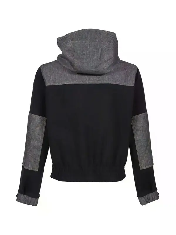 Moncler Denim-panel Fleece Jacket