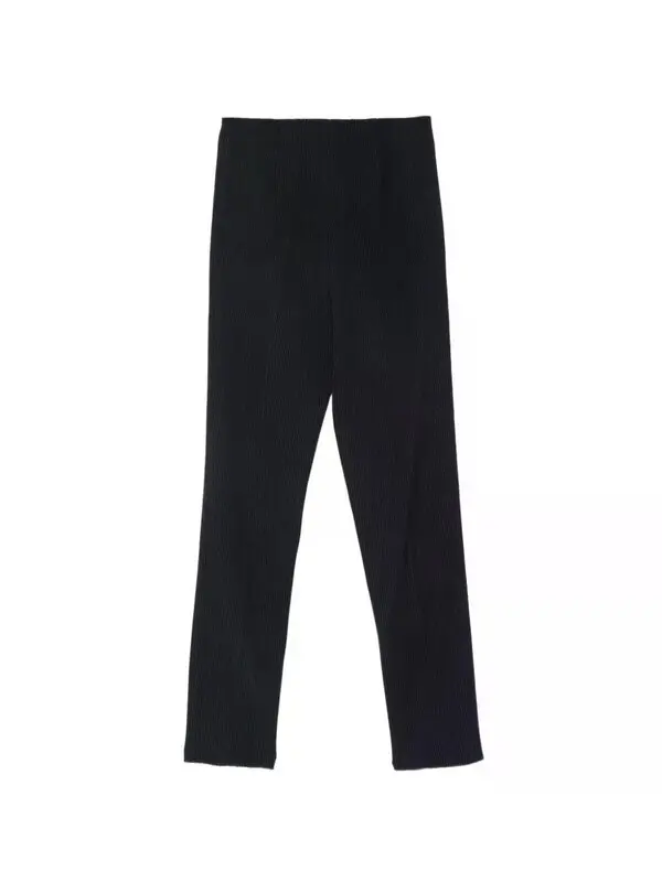 Emporio Armani Ribbed-knit Wool Trousers