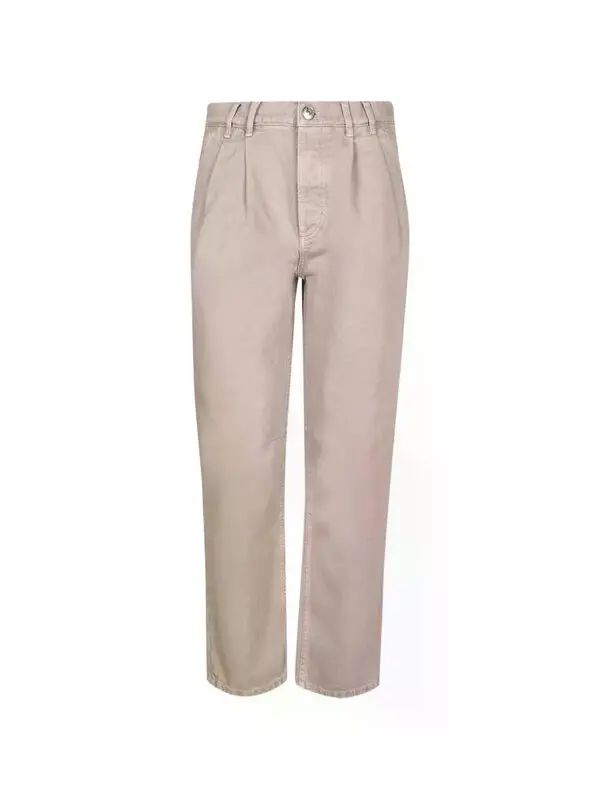 Brunello Cucinelli Pleated Straight-leg Jeans