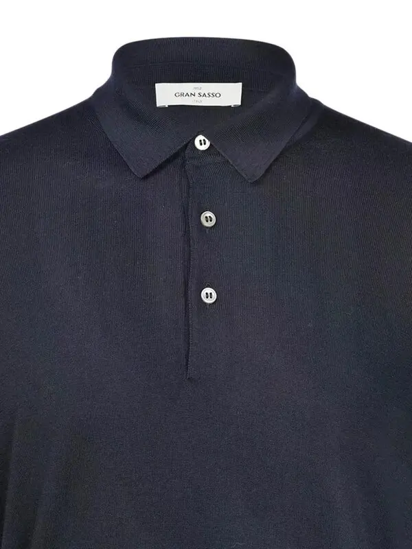 GRAN SASSO Long-sleeve Polo Sweater