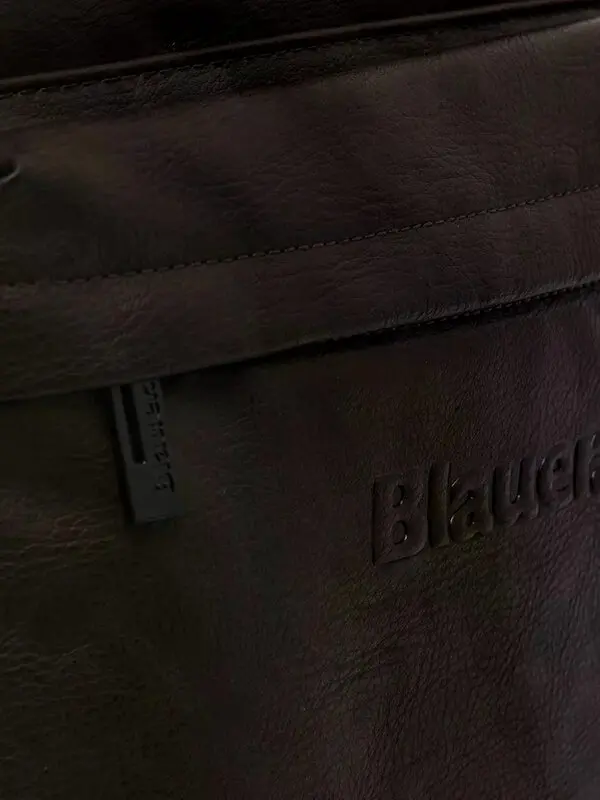BLAUER. Logo-embossed Backpack