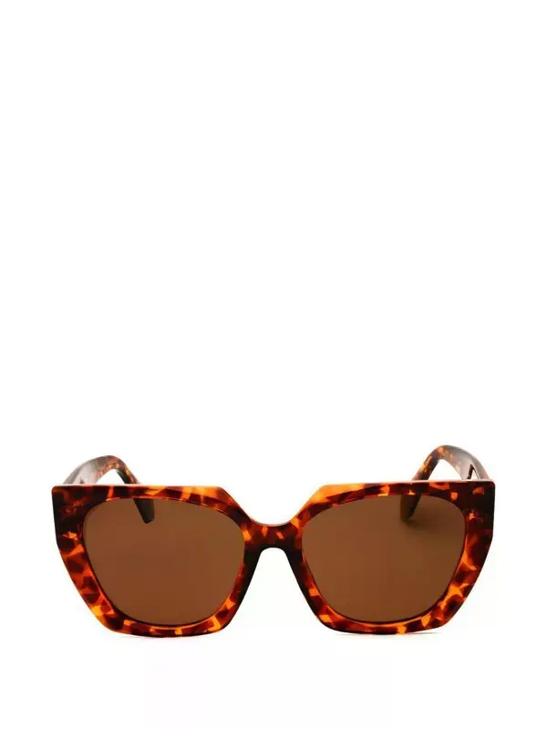 PRIVE REVAUX Tropic Nights Oversized Sunglasses - Brown