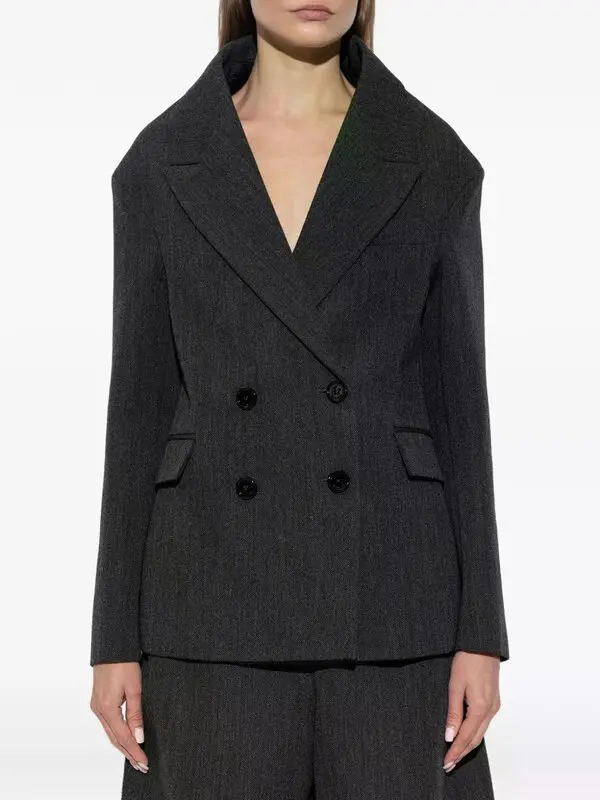 Balenciaga Stola Jacket In Dark