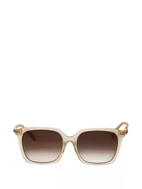 SWAROVSKI Crystal-embellished Rectangle-frame Sunglasses