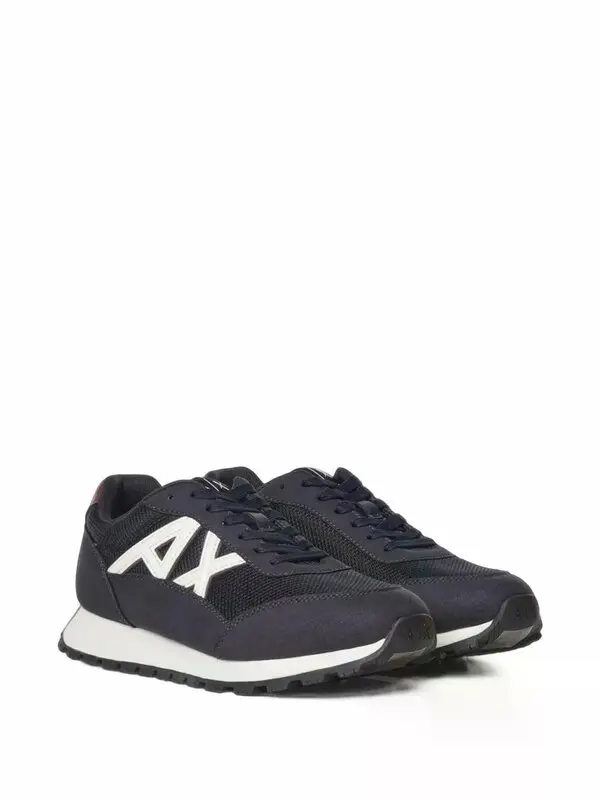 Armani Exchange Logo-patch Panelled Sneakers