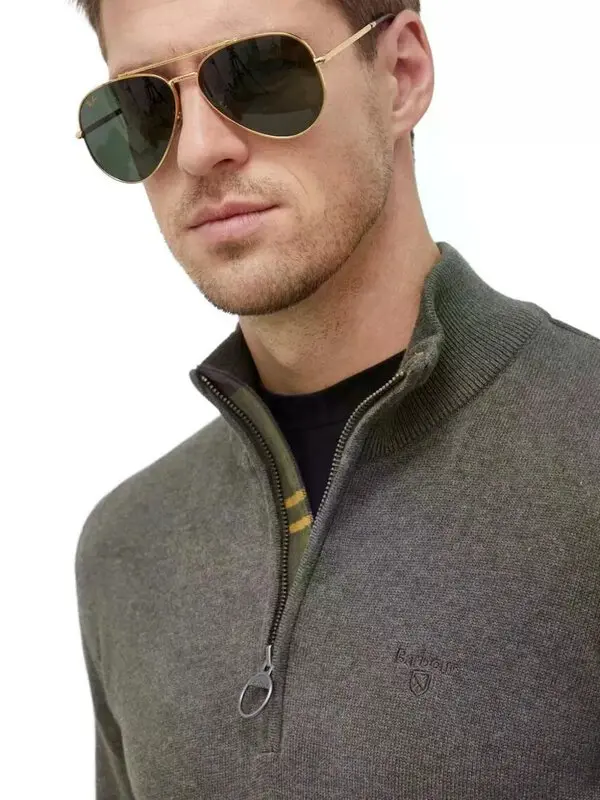 Barbour Cotton Quarter-zip Sweater