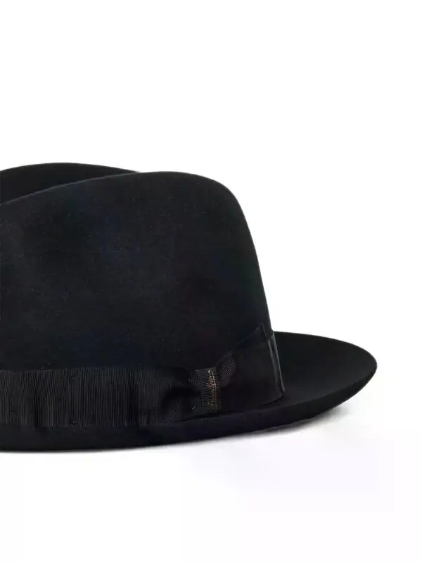 Borsalino Damiano Grosgrain-trim Fedora Hat