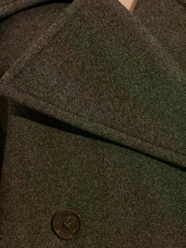 Balenciaga Long Cocoon Coat In Dark
