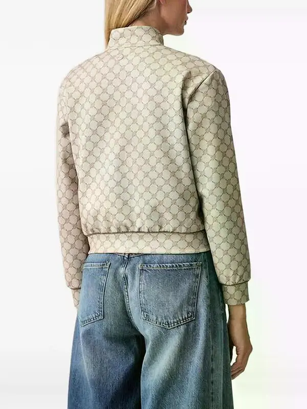 JOOP! Cornflower-print Zip-up Sweatshirt