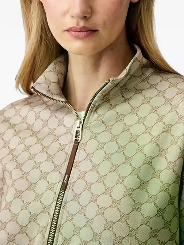JOOP! Cornflower-print Zip-up Sweatshirt