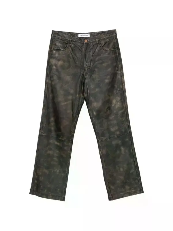 WON HUNDRED Genoa Leather Trousers