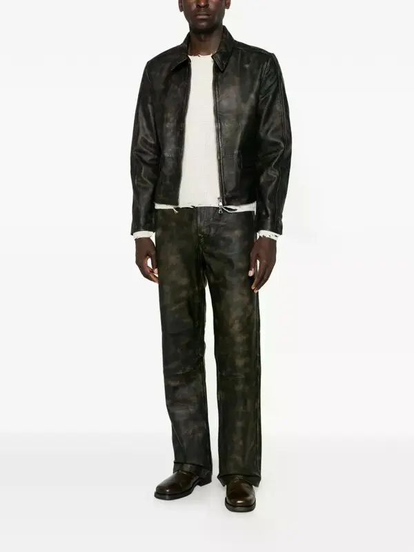 WON HUNDRED Genoa Leather Trousers