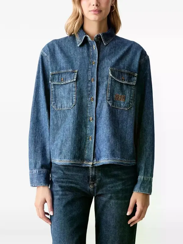 JOOP! Logo-embroidered Denim Shirt