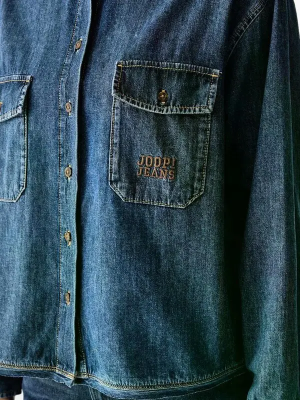 JOOP! Logo-embroidered Denim Shirt