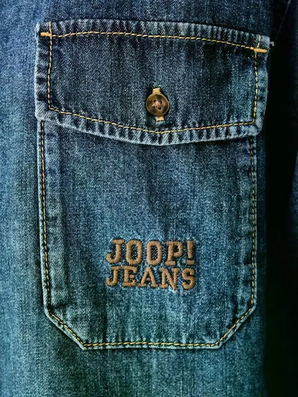JOOP! Logo-embroidered Denim Shirt