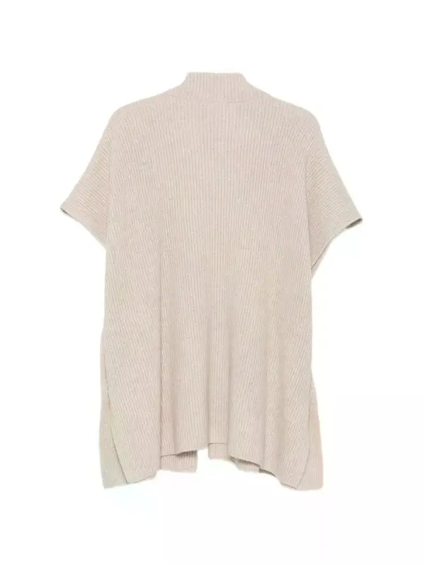 D.exterior Ribbed-knit Cashmere Cardigan